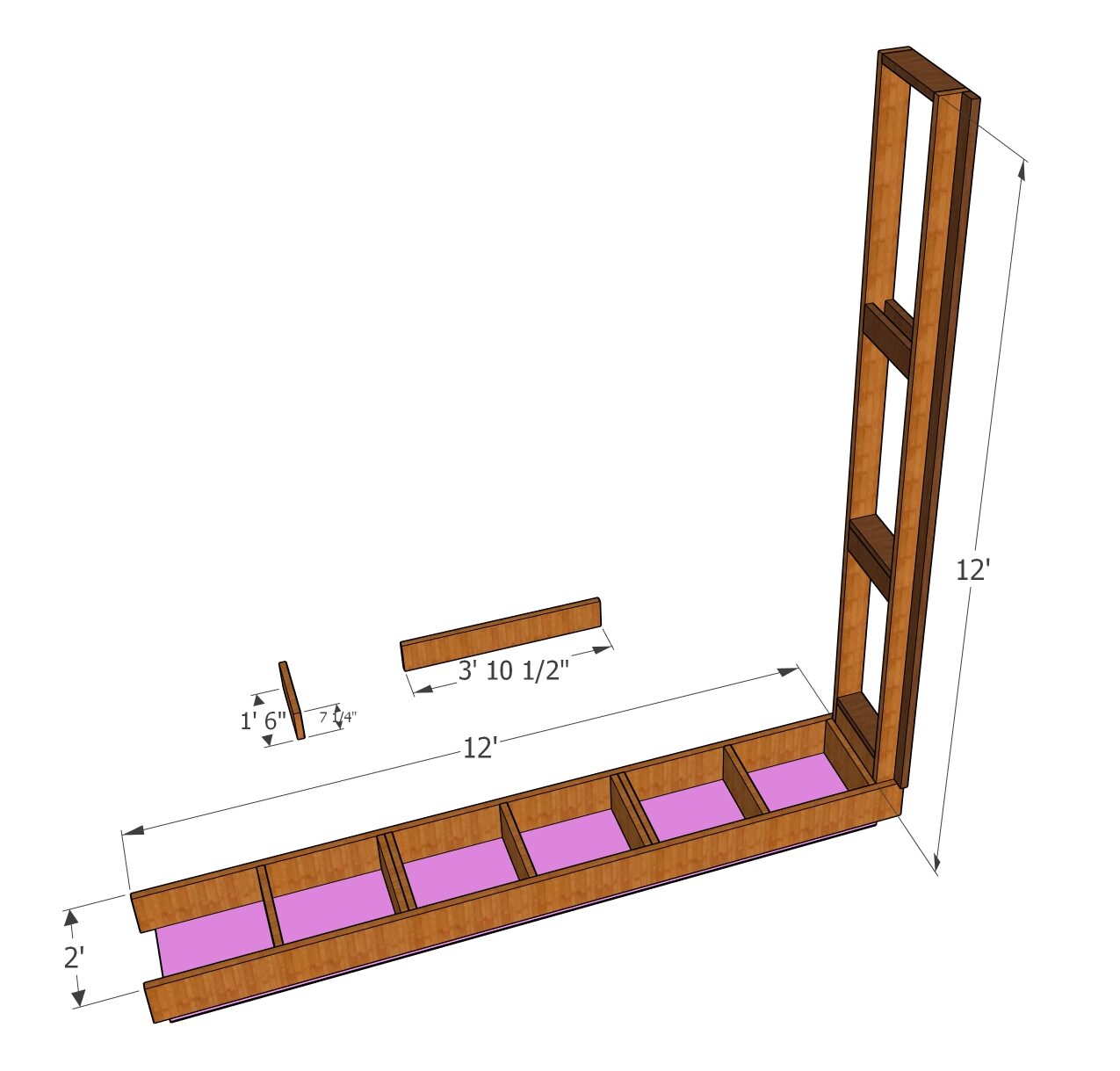 12ft Wall 12ft Floor module - Imagine Cabins